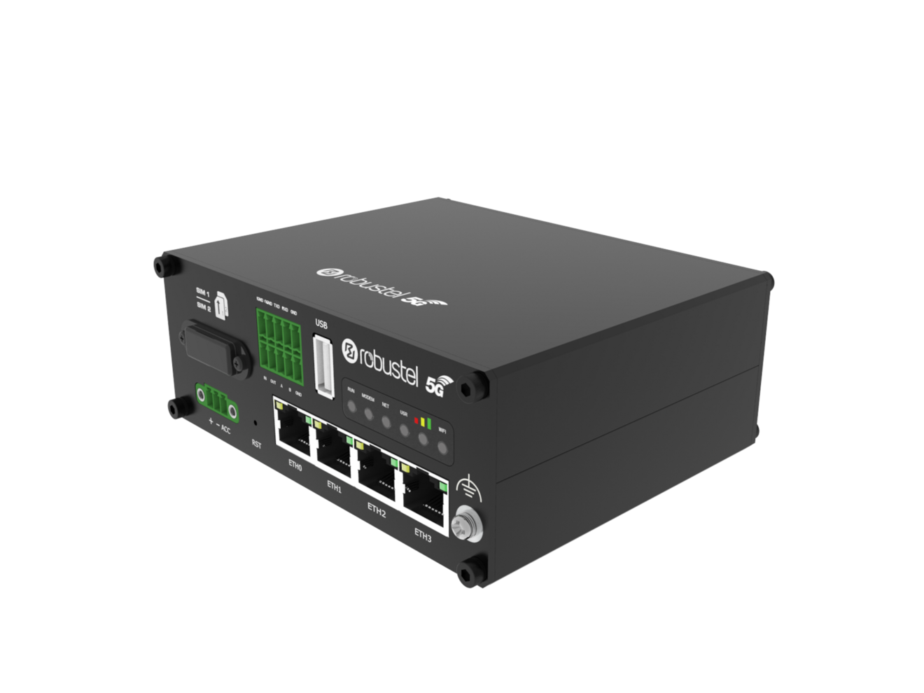 Robustel R5020 5G Router, Dual SIM, 4 Ethernet Ports, Wi-Fi - Linkwave