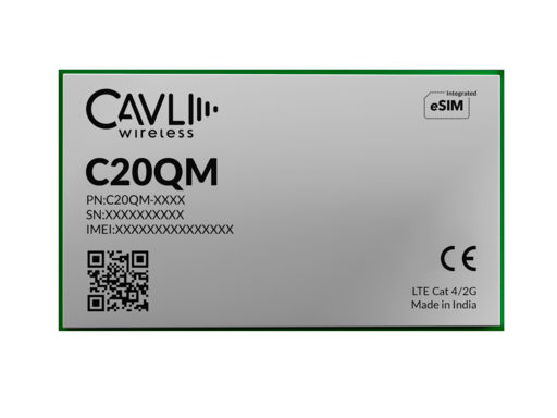 Cavli Wireless C20QM LTE CAT4 / 2G Cellular Module - Linkwave